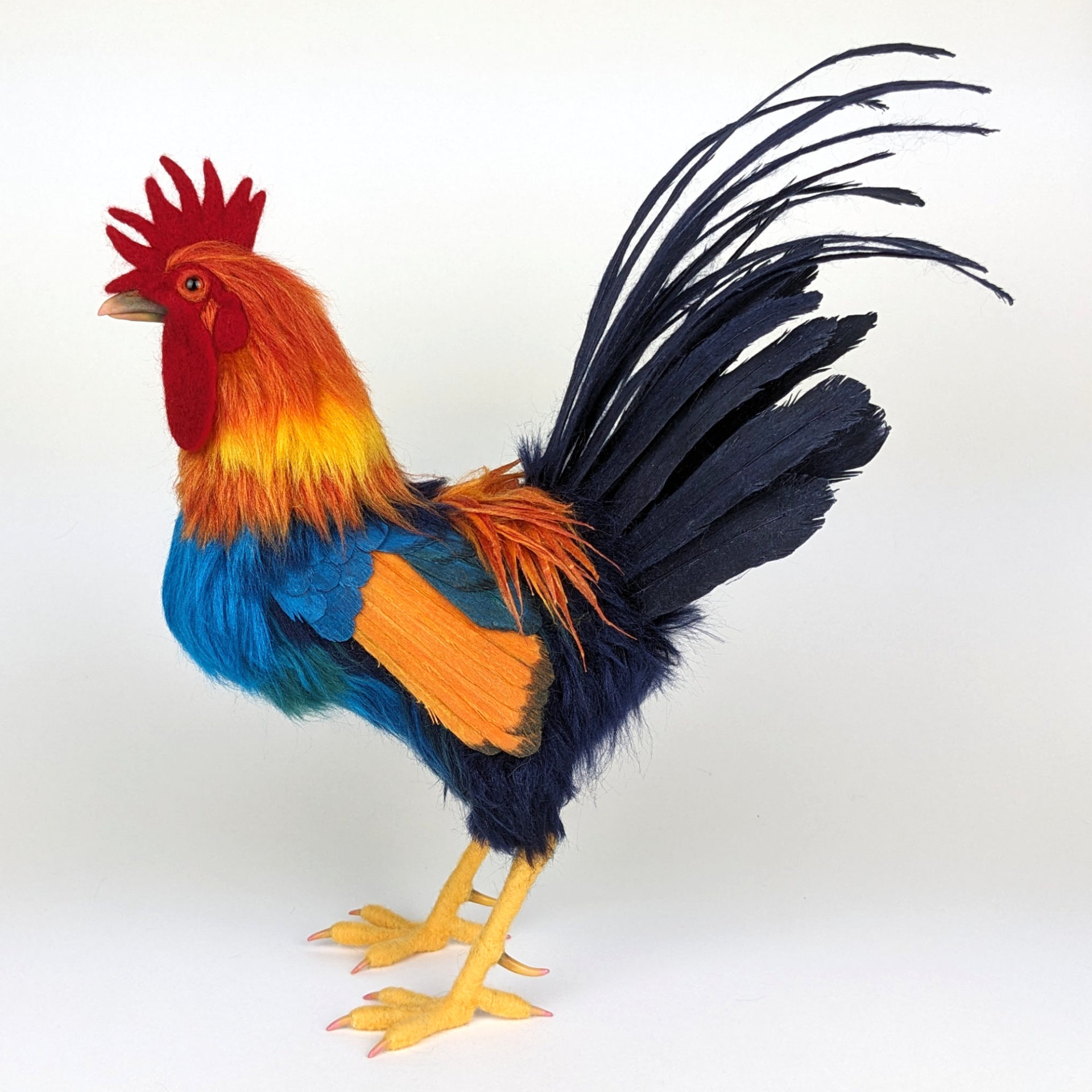 Irina Hughes rise and shine rooster - The Needle Felter